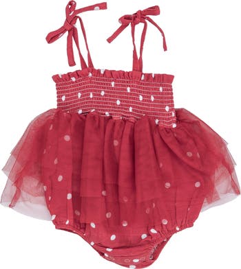 Angel Dear Smocked Tutu Bodysuit | Nordstrom