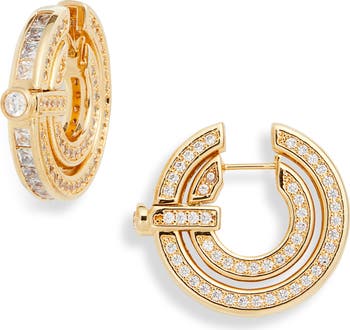 Zimmermann Halo Pavé Hoop Earrings | Nordstrom