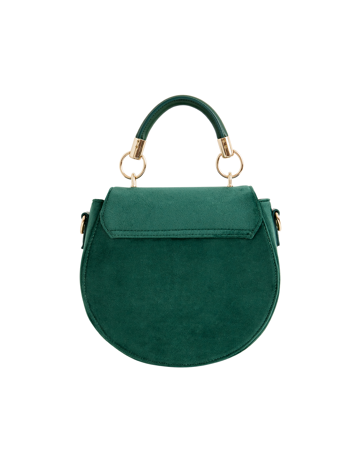 Fable England Robin Love Embroidered Saddle Bag Fern Green Velvet ...