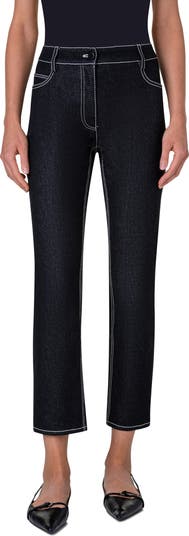 Akris punto Maru Tapered Leg Ankle Jeans | Nordstrom