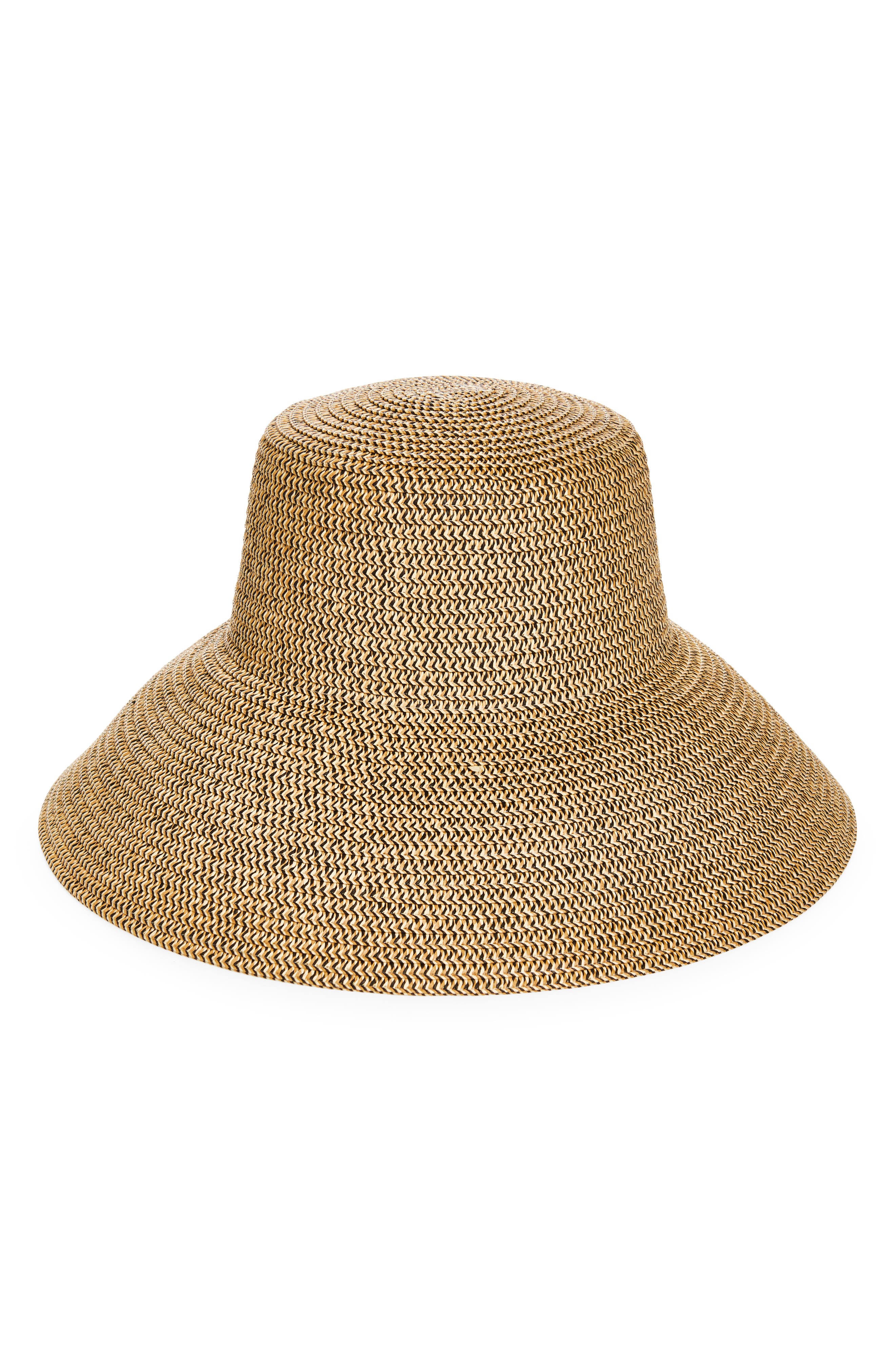 David & Young Marled Straw Floppy Hat | Nordstromrack