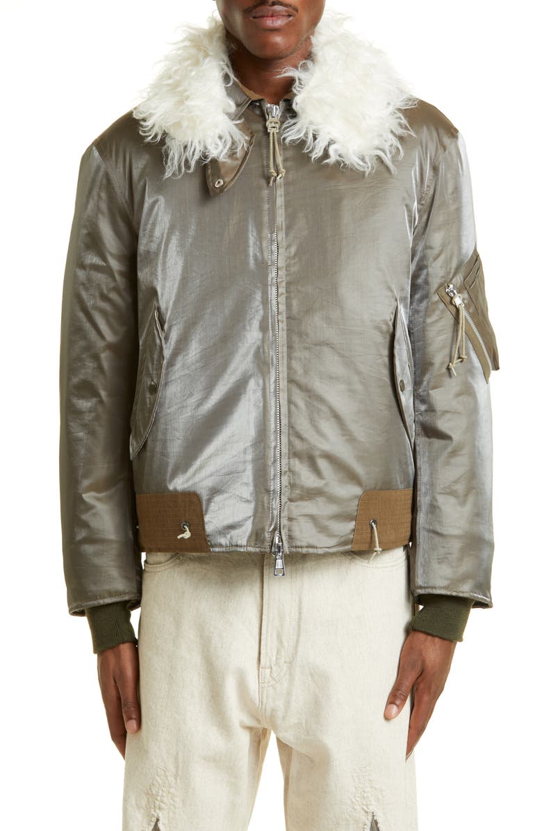 OUR LEGACY Glyptodon Water Repellent Bomber Jacket | Nordstrom