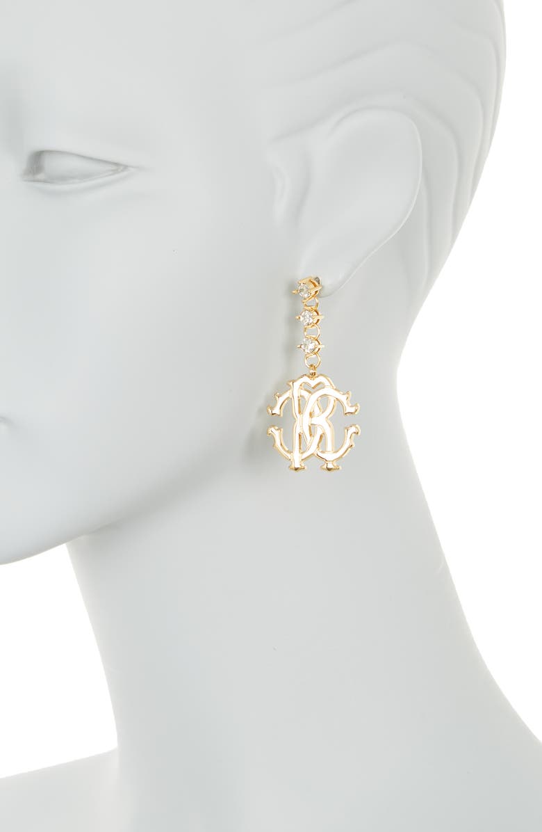 Roberto Cavalli Logo Drop Earring | Nordstromrack