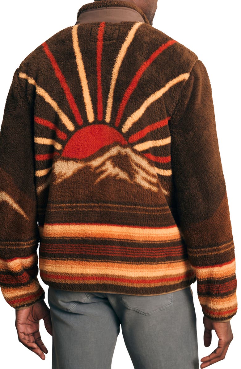 Faherty Scenic High Pile Fleece Zip Jacket | Nordstromrack