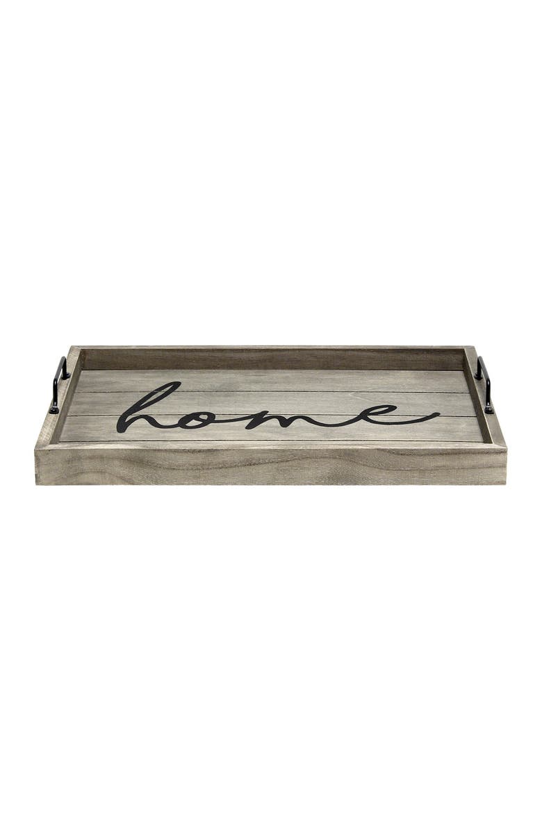 LALIA HOME Decorative Wood Serving Tray with Handles - 15.5" x 12 ...