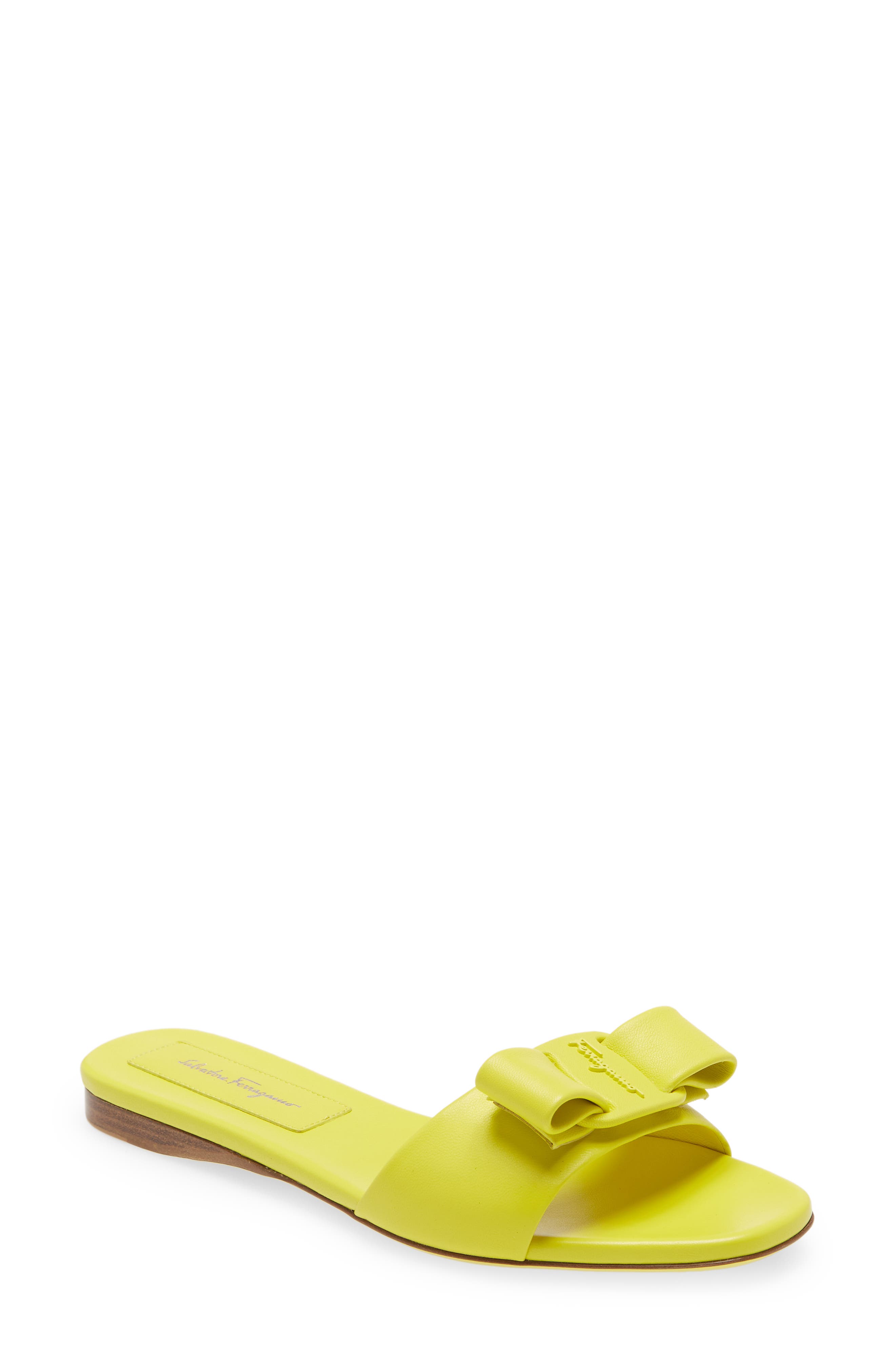 FERRAGAMO Salvatore Ferragamo Vicky Bow Slide Sandal (Women) | Nordstrom
