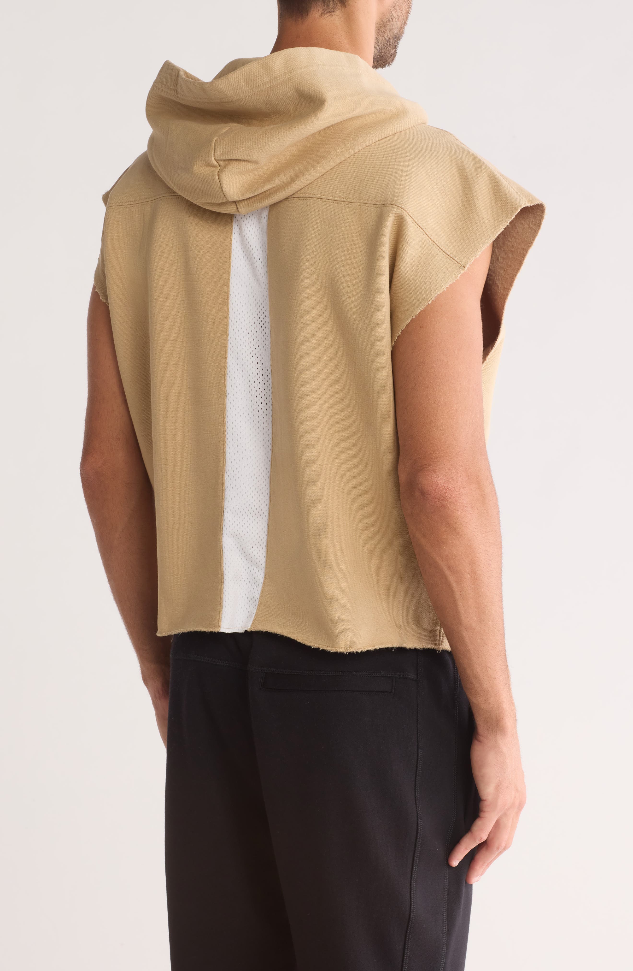 ASRV Tech Essential Raw Hem Sleeveless Hoodie | Nordstromrack