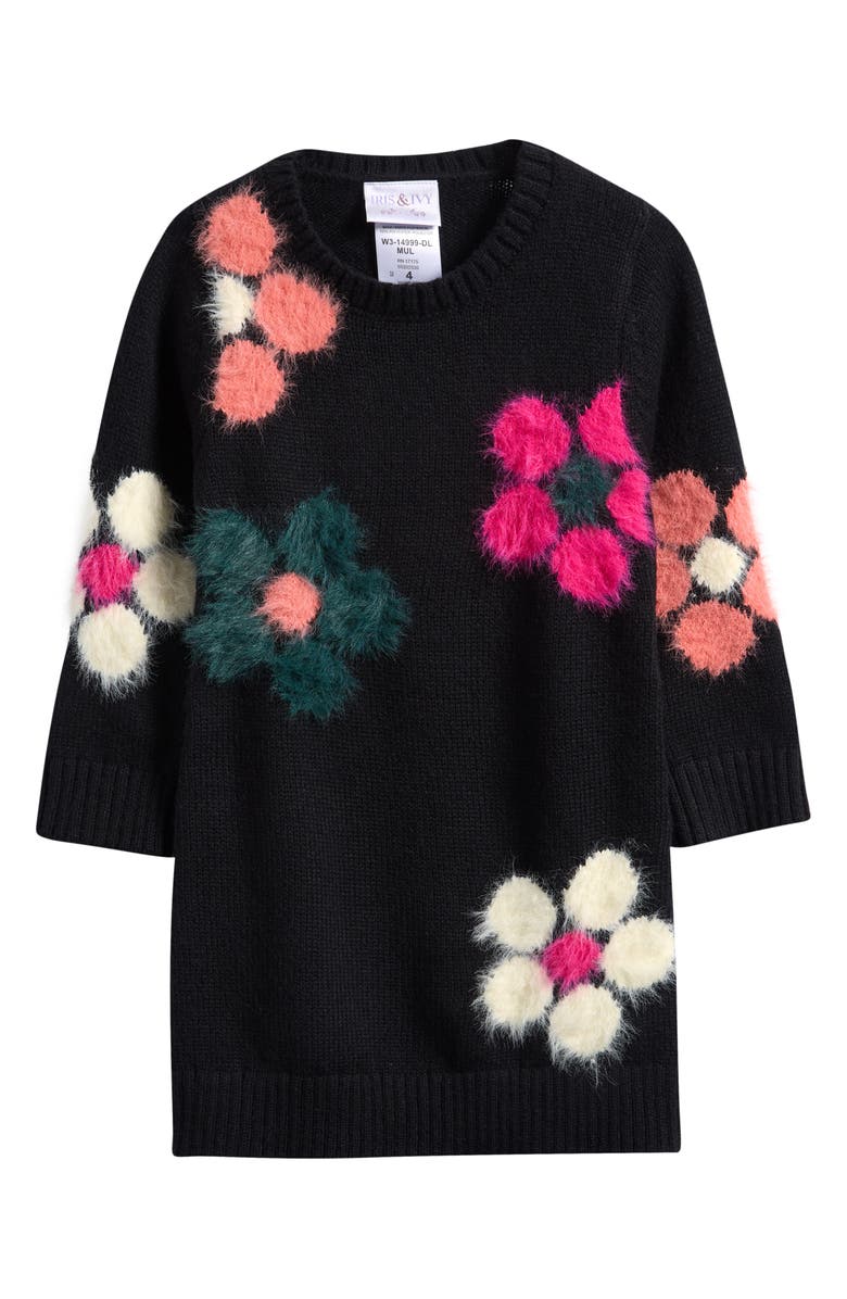Iris & Ivy Kids' Flower Power Sweater Dress | Nordstromrack