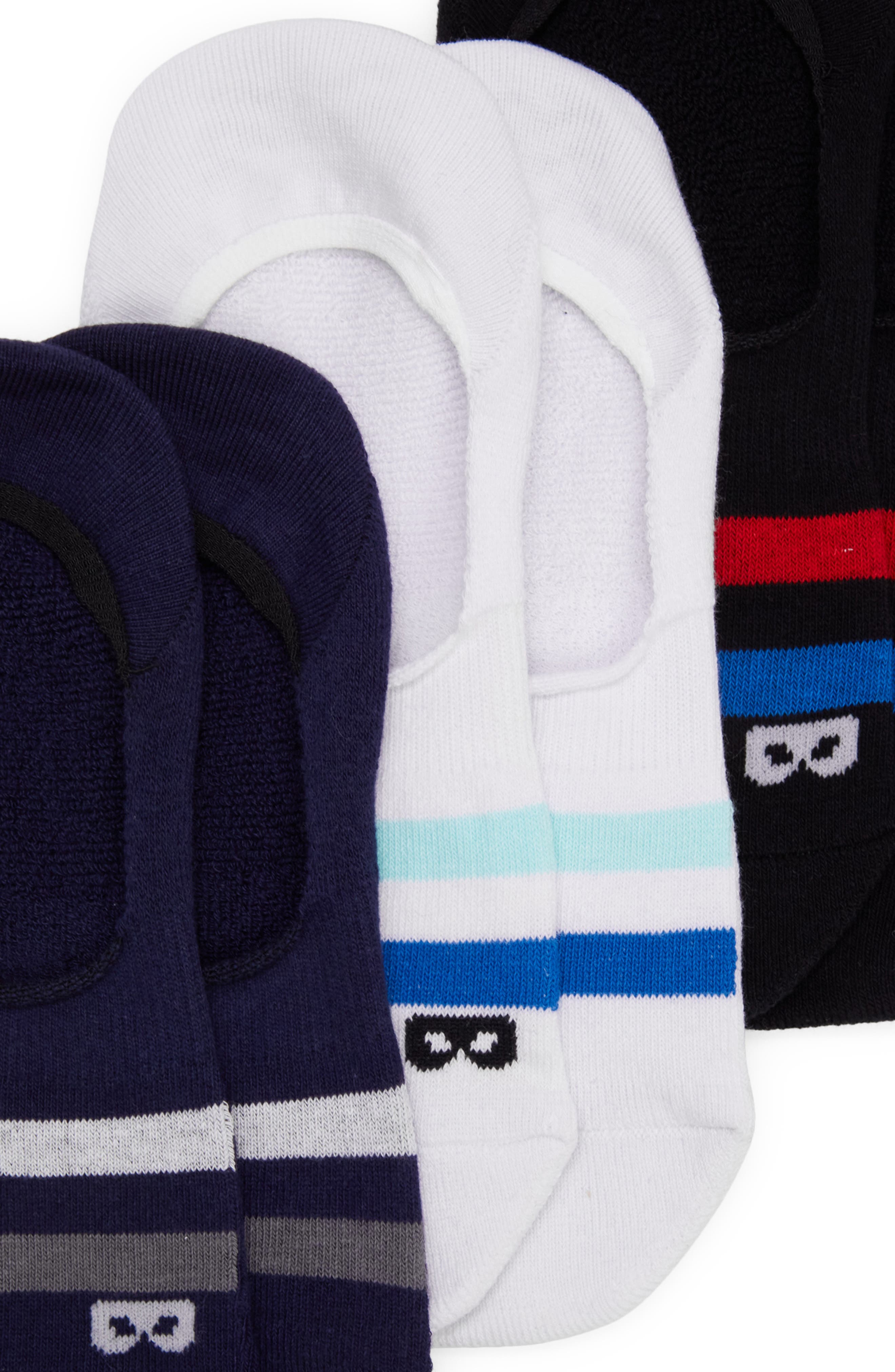 Pair of Thieves Assorted 3-Pack Bowo Cushion No-Show Socks | Nordstromrack