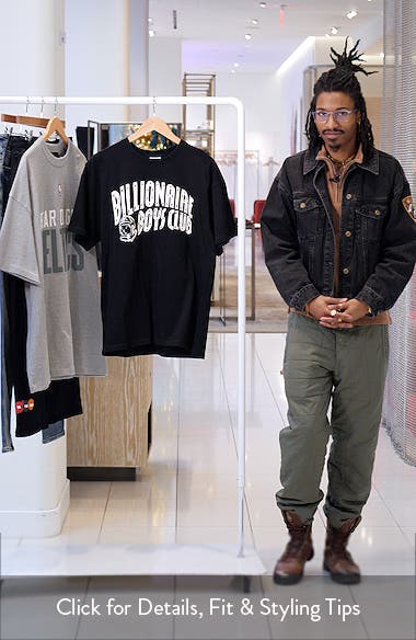 Billionaire Boys Club Curve Logo Graphic Cotton T-Shirt | Nordstrom