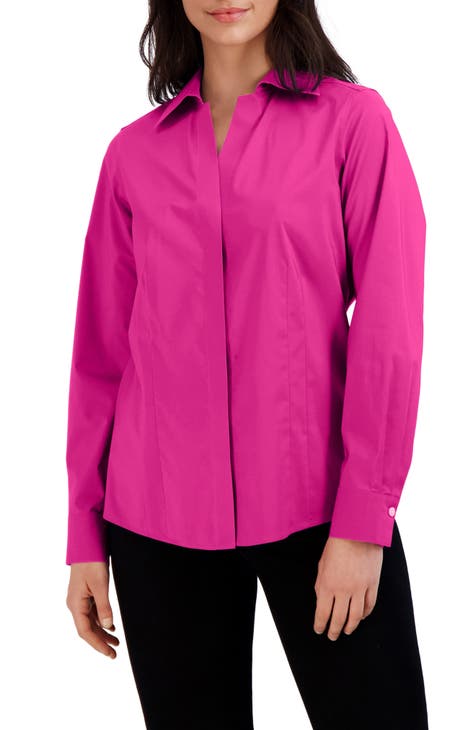 Women's Pink Button Up Tops | Nordstrom