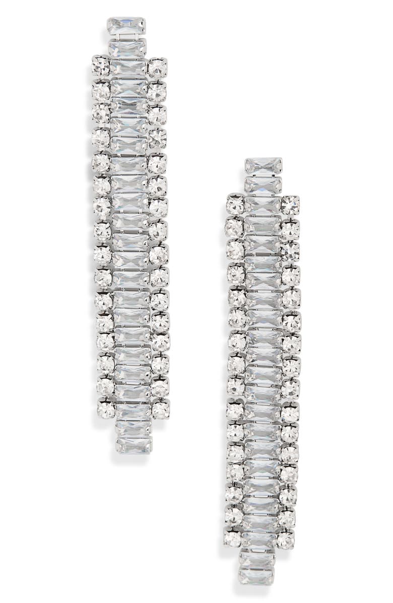 NORDSTROM RACK Crystal Linear Drop Earrings | Nordstromrack
