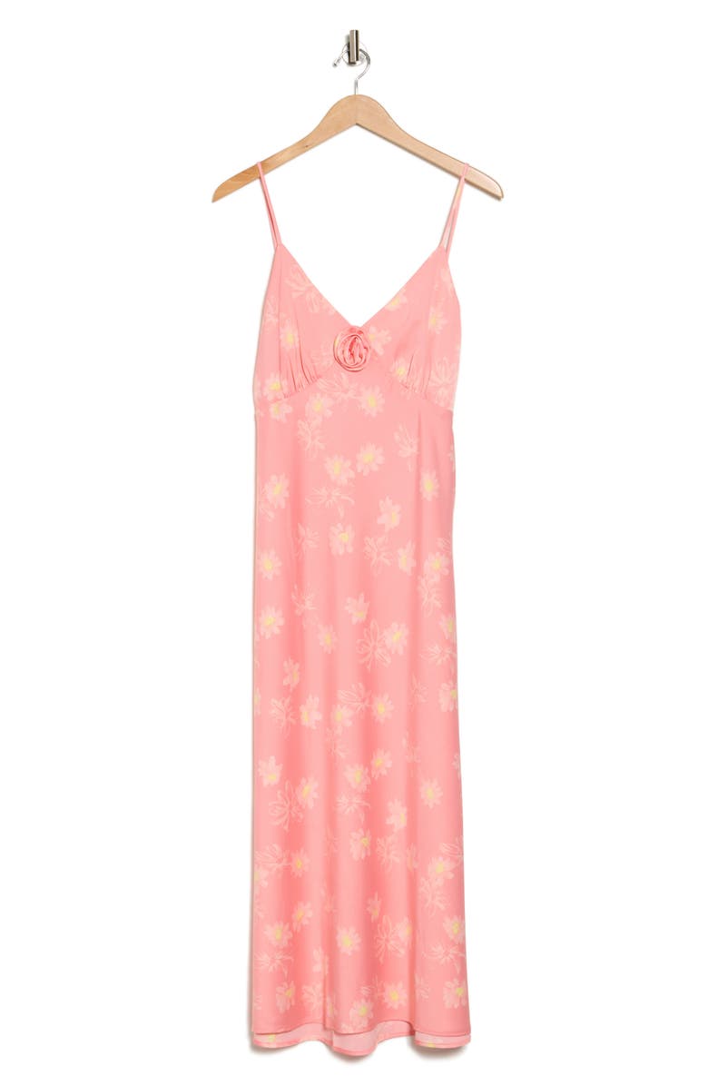 WAYF Floral Rosette Slipdress | Nordstromrack