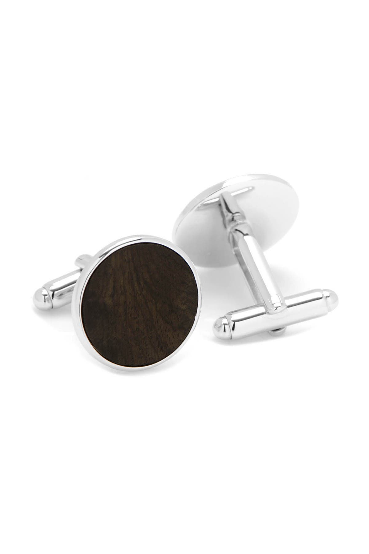 Cufflinks, Inc. Black Satin Wood Cuff Links | Nordstromrack