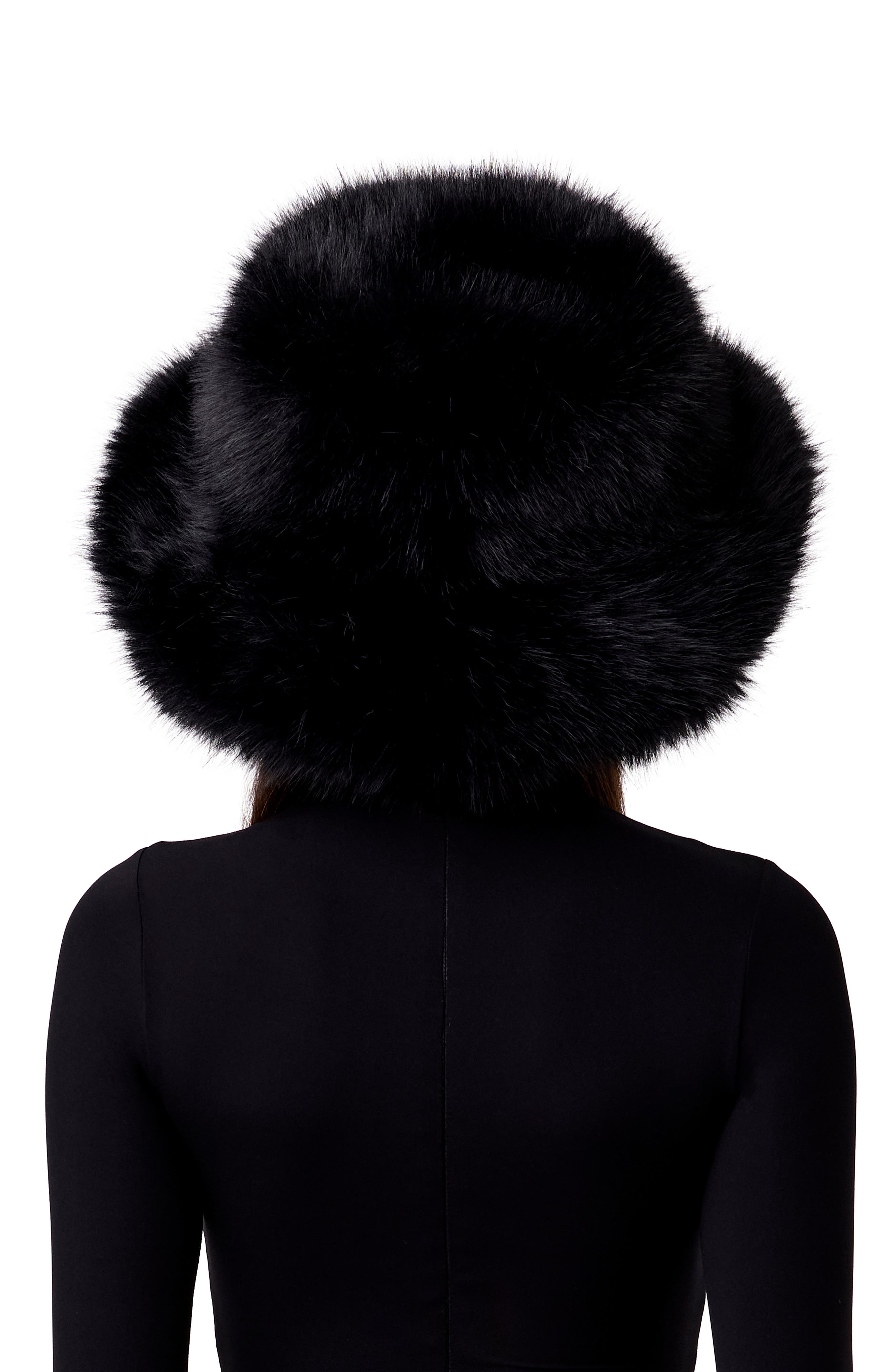 Naked Wardrobe Oversize Faux Fur Bucket Hat | Nordstrom