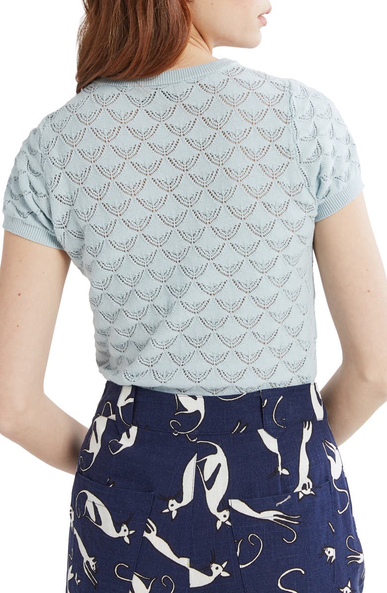 ModCloth Pointelle Sweater | Nordstrom