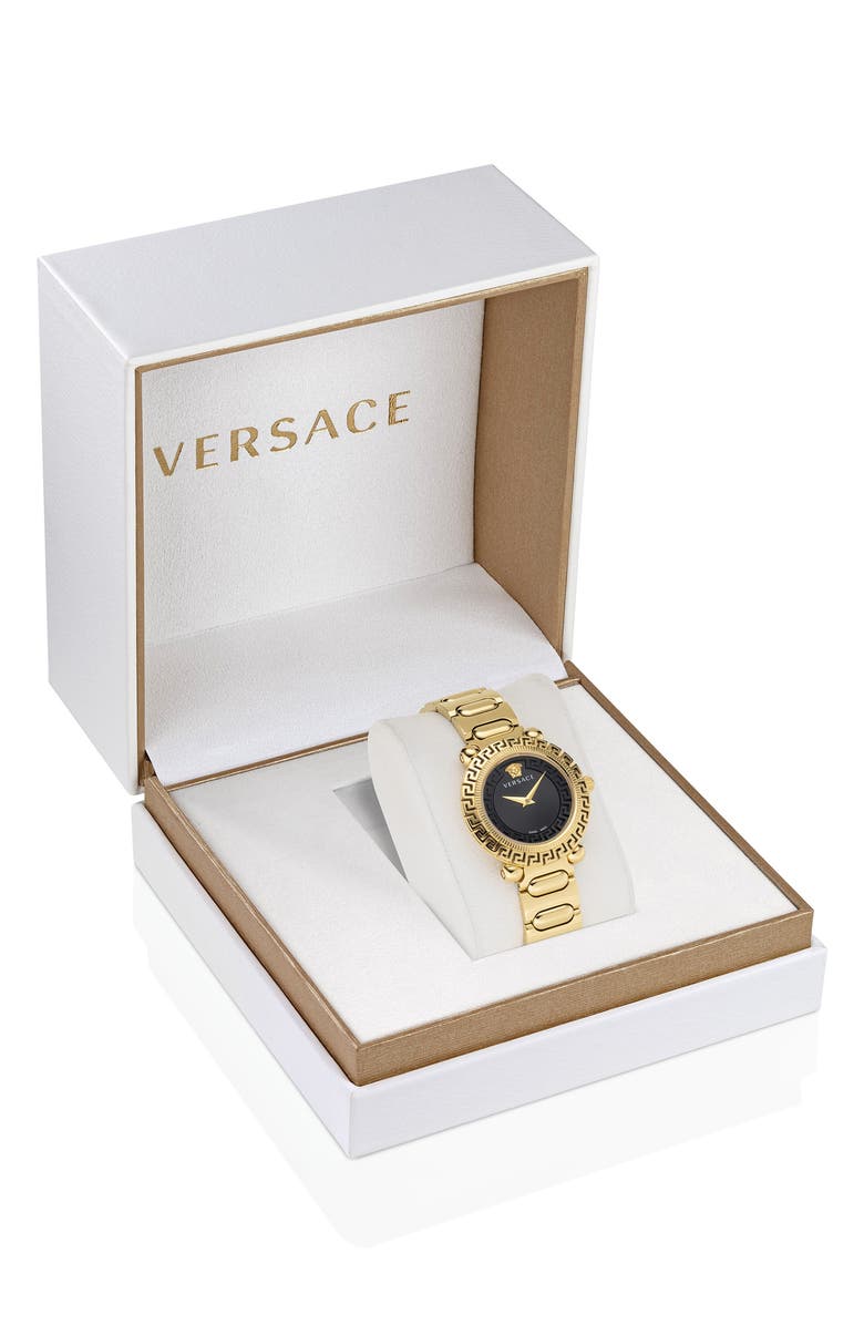 Versace Greca Twist Bracelet Watch, 35mm | Nordstromrack
