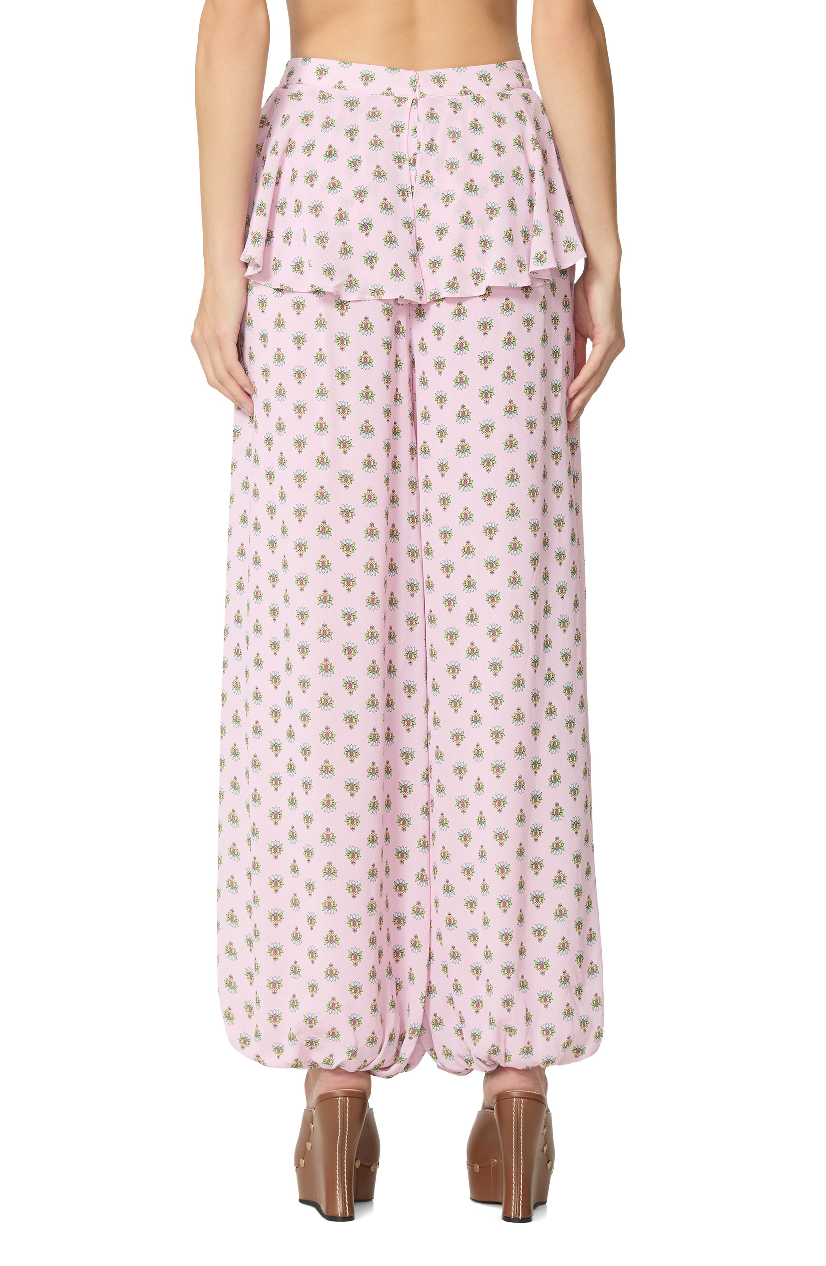AFRM Graciela Crocus Scarf Print Balloon Pants | Nordstrom