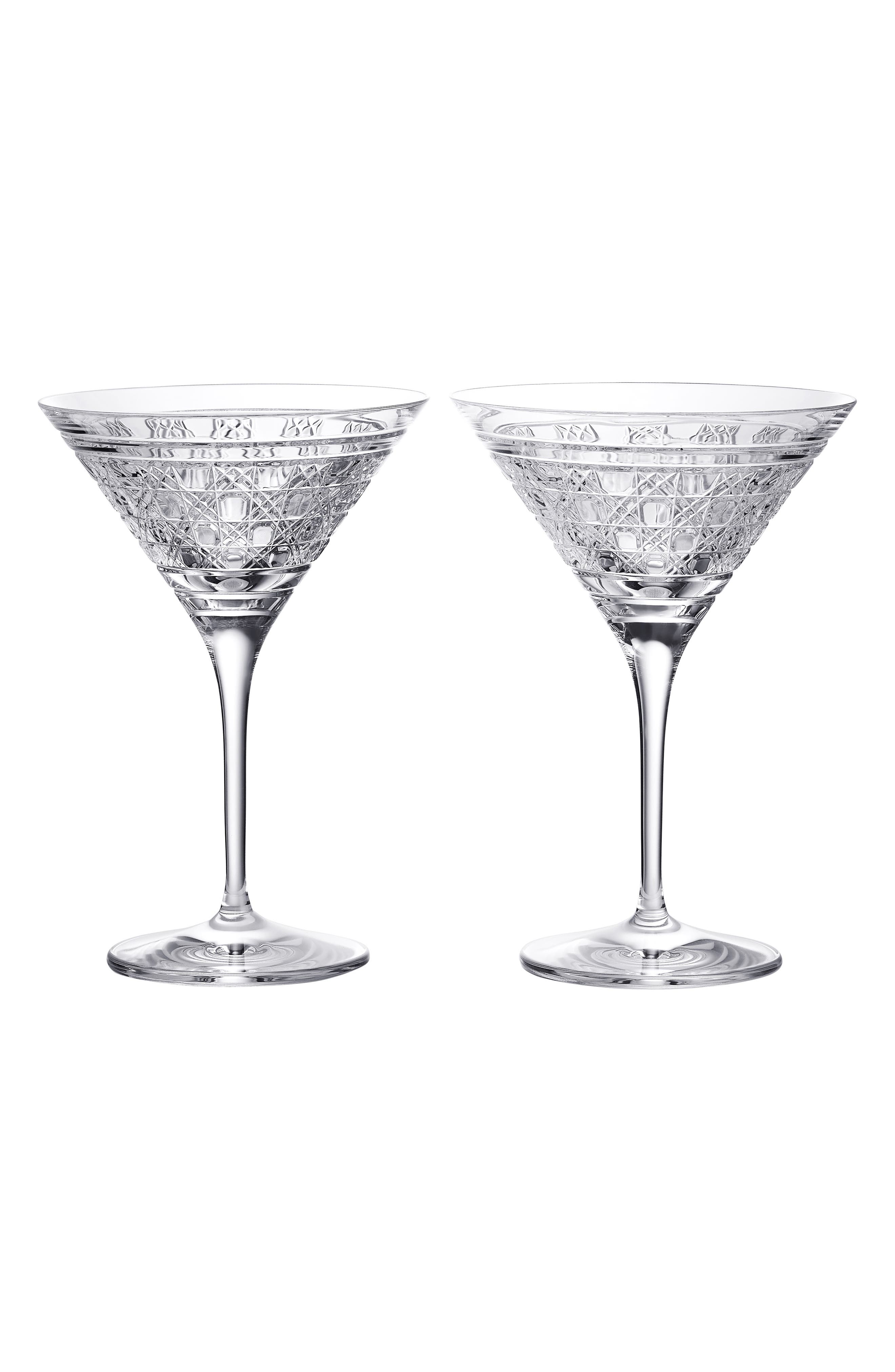 Waterford Opulence Set of 2 Lead Crystal Martini Glasses | Nordstrom