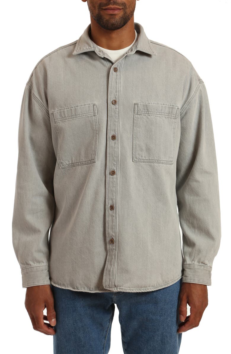 Mavi Jeans Stefan Oversize Denim Shirt Jacket | Nordstromrack