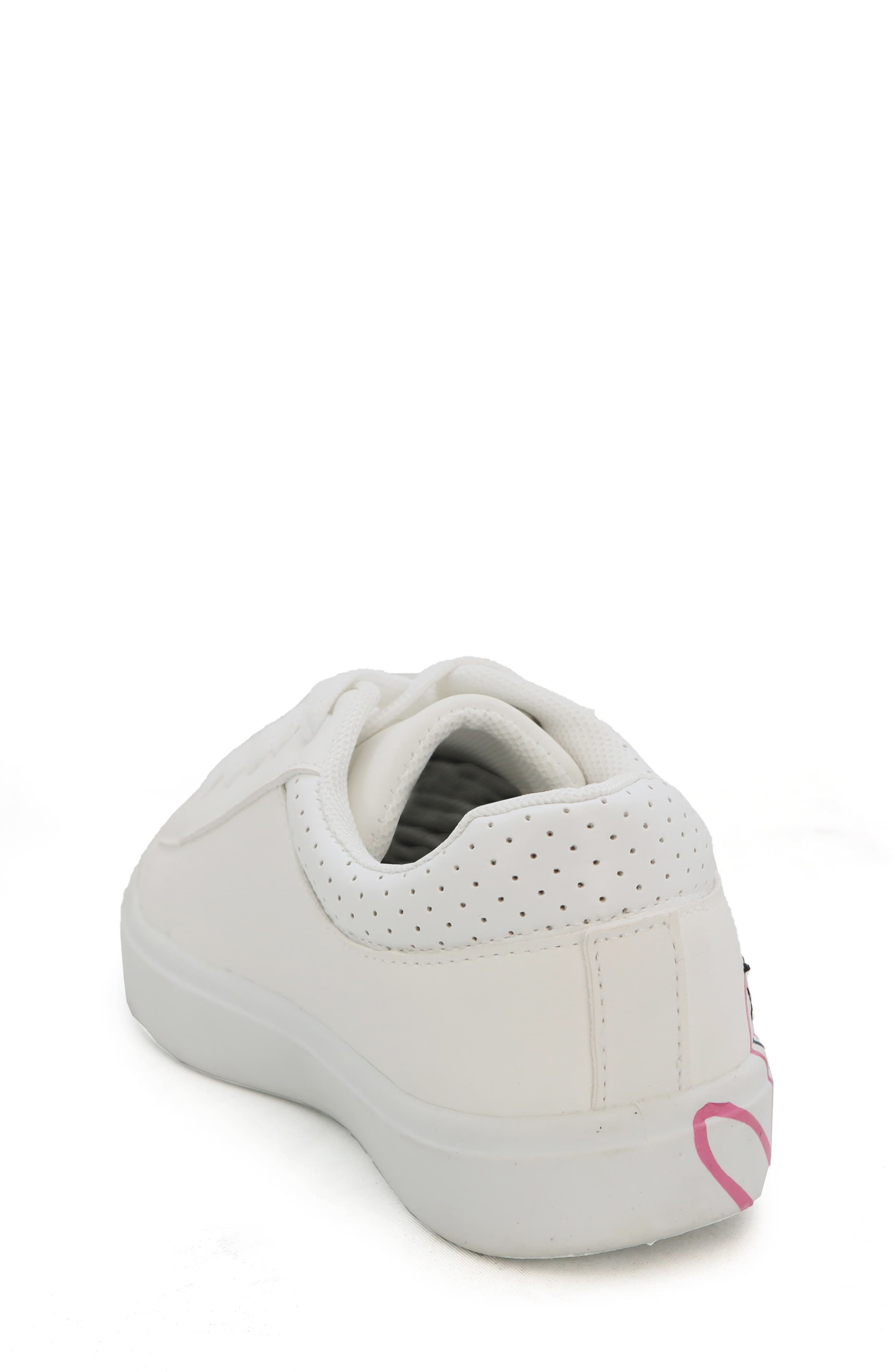 YOKI Kid's Painted Heart Print Lace-Up Sneaker | Nordstromrack