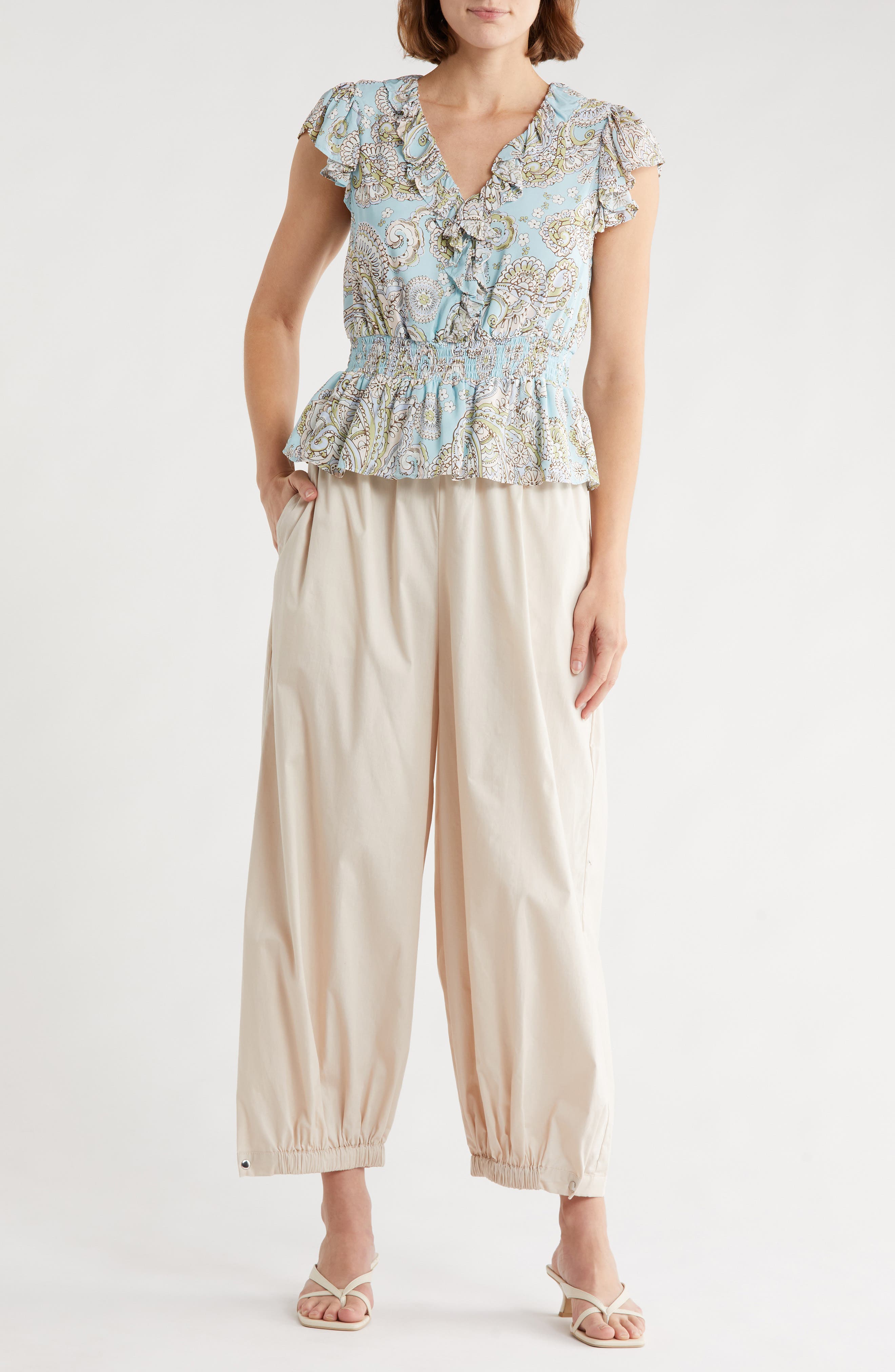 Parker The Calliope Cotton Crop Pants | Nordstromrack