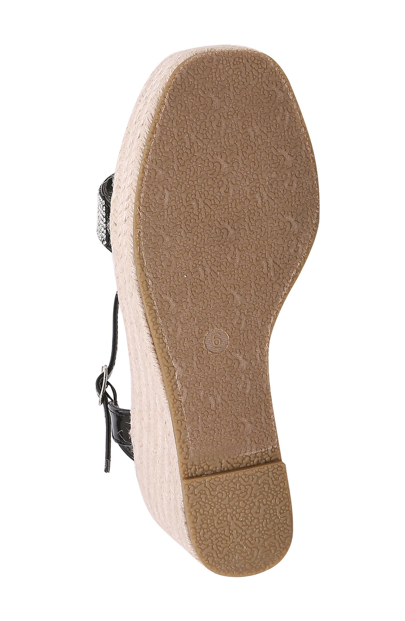 BERNESS Jacinta Rhinestone Epsadrille Wedge Platform Sandal (Women ...