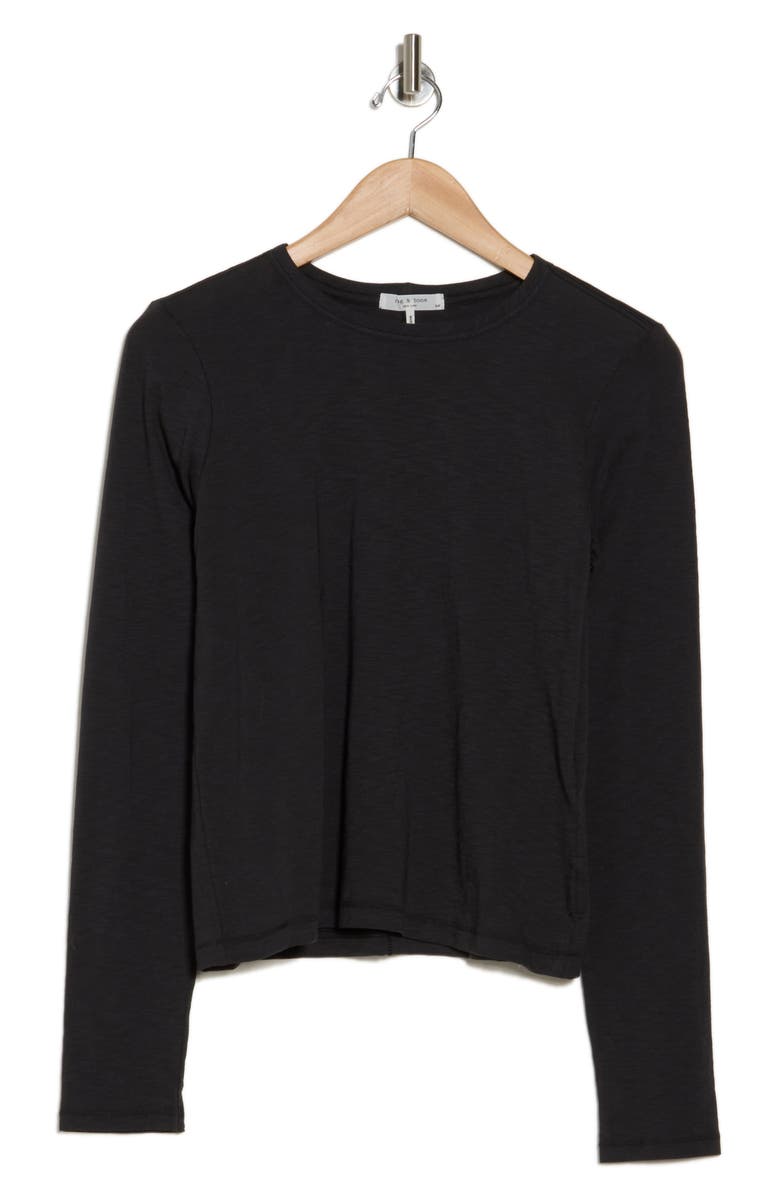 rag & bone Long Sleeve Slub Knit Top | Nordstromrack