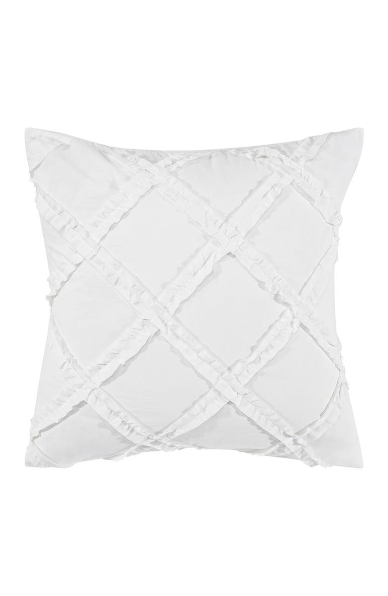 Laura Ashley Adelina White European Sham Pair | Nordstromrack