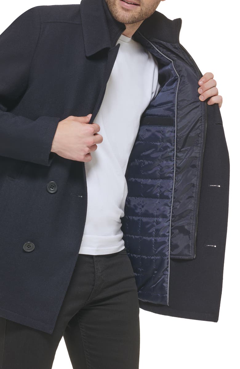 Kenneth Cole New York Classic Wool Peacoat | Nordstromrack