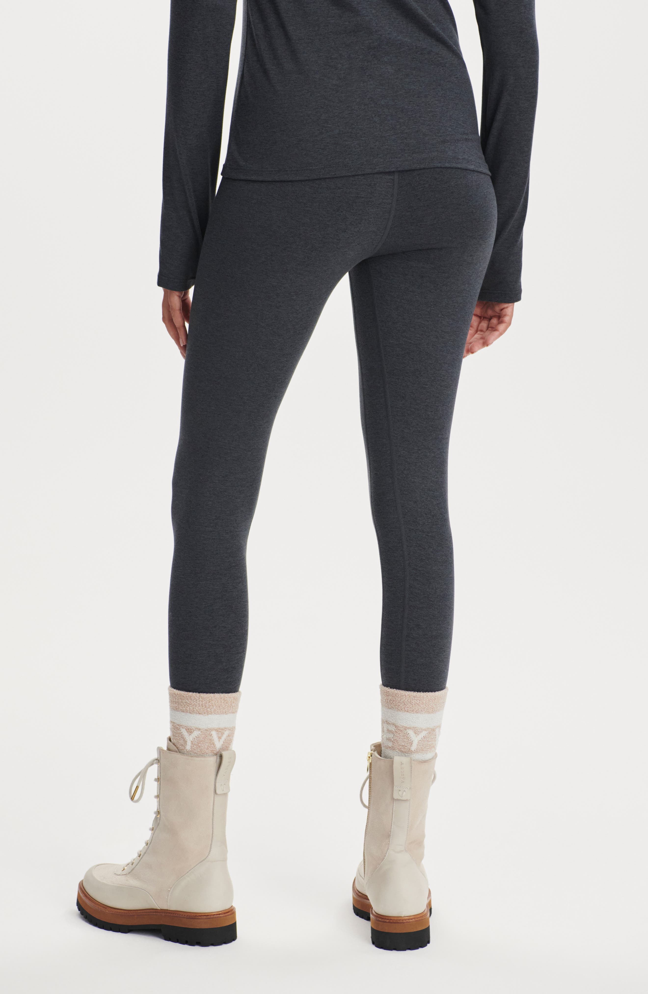Varley Always Warm Super High Waist Base Layer Stirrup Leggings | Nordstrom