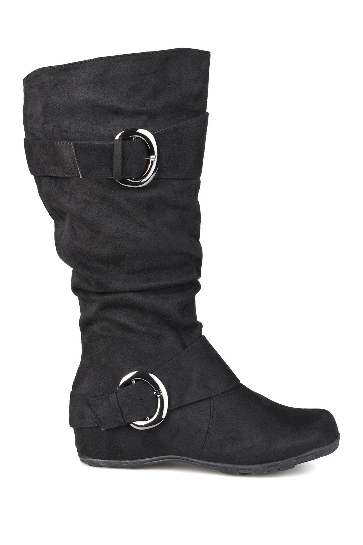 Journee Collection JOURNEE Jester Extra Wide Calf Side Buckle Tall Boot ...