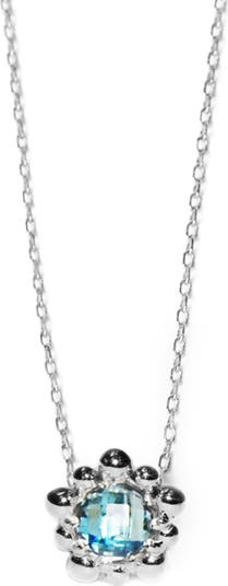 Anzie Dew Drop Micro Flower Pendant | Nordstromrack