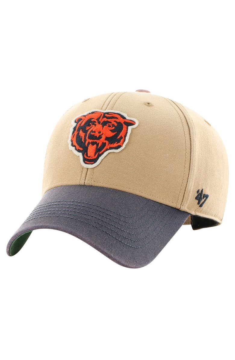 '47 Men's '47 Khaki/Navy Chicago Bears Dusted Sedgwick MVP Adjustable ...