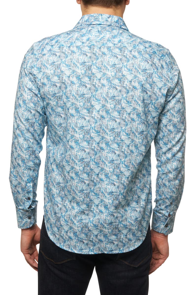 Robert Graham Geomorph Cotton Button-Up Shirt | Nordstromrack
