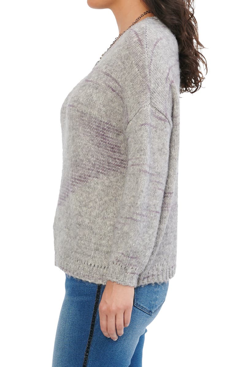 Wit & Wisdom Marled Ladder Stitch Crewneck Sweater | Nordstrom
