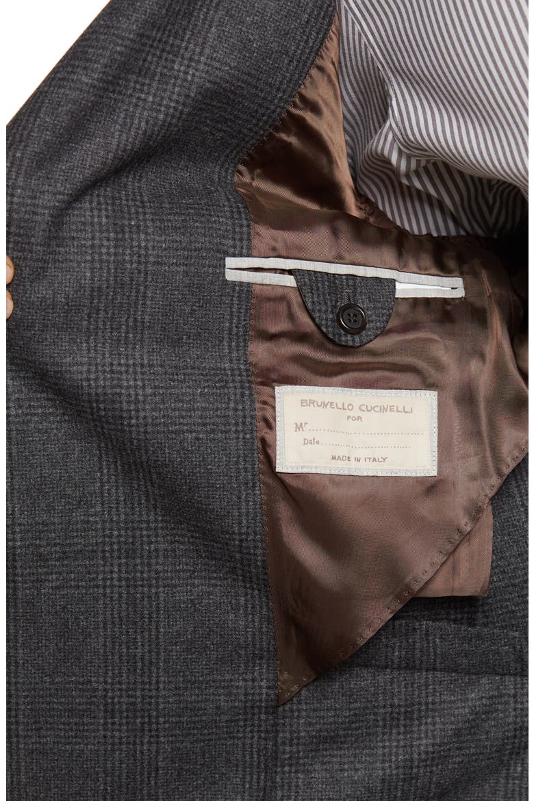 Plaid Print Two Button Notch Lapel Wool Blend Sport Coat (Men ...