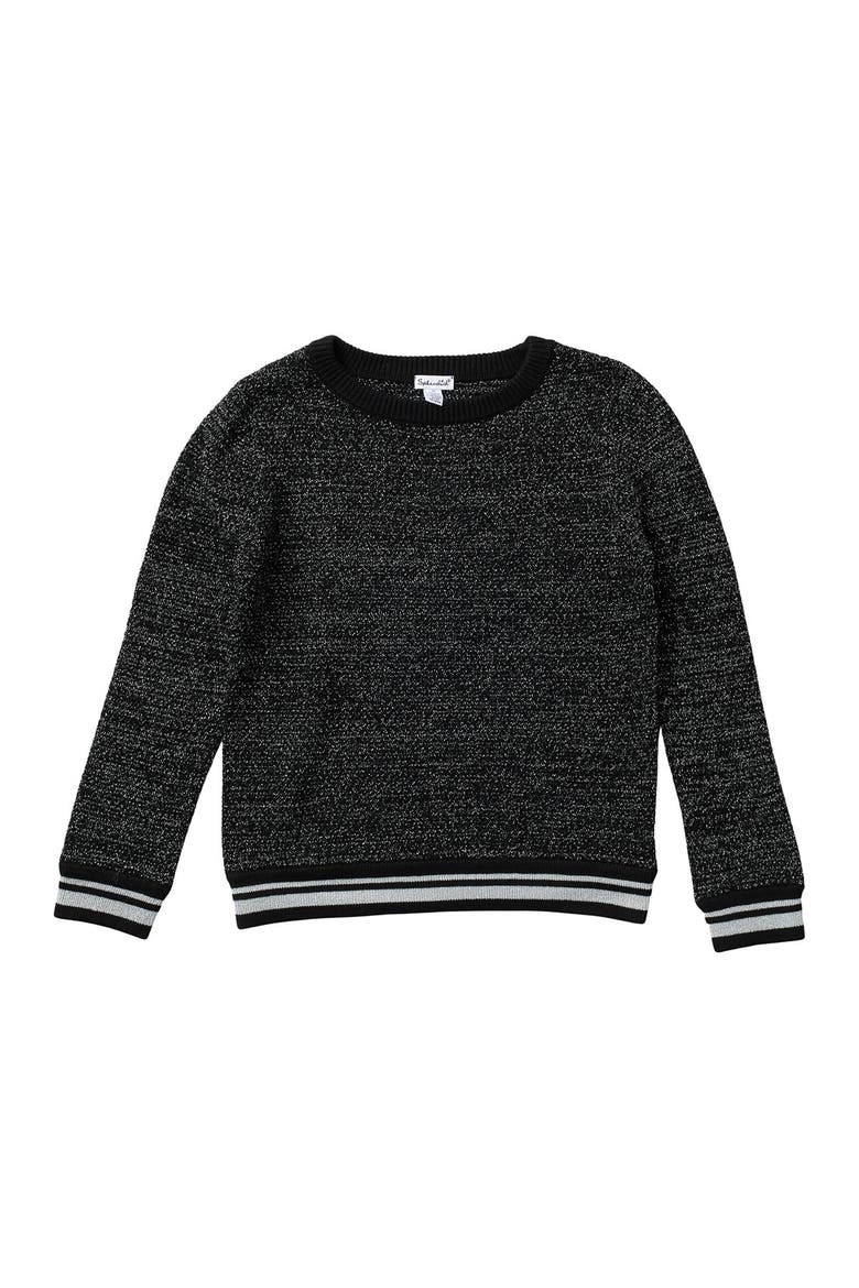 Lurex Stripe Crew Neck Top (Women) | Nordstromrack