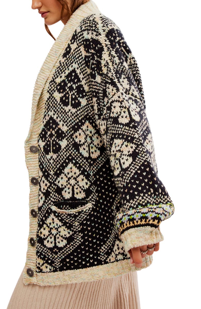 Free People Sasha Jacquard Cardigan | Nordstromrack