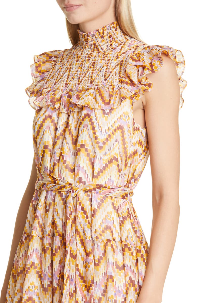 LIKELY Levine Smocked Ruffle Dress | Nordstromrack