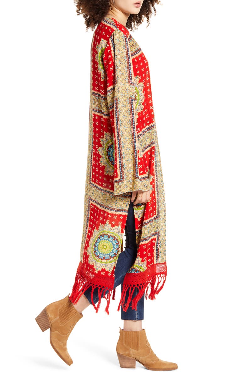 Band of Gypsies Erica Longline Cardigan | Nordstrom