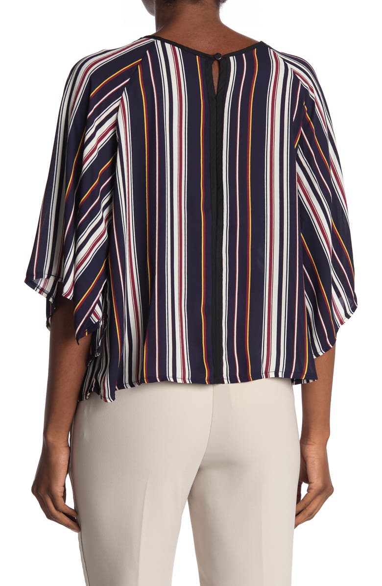 PAPILLON Striped Dolman Sleeve Blouse | Nordstromrack