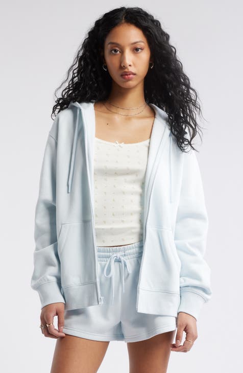 Women's Blue Zip-Up Hoodies | Nordstrom