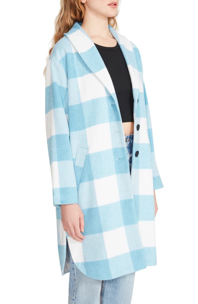 BB Dakota by Steve Madden Berries and Cream Buffalo Check Coat ...