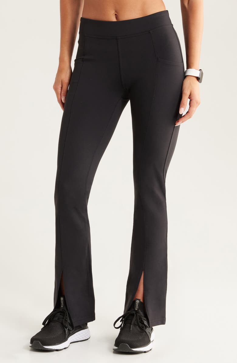 Zella High Waist Kick Flare Pocket Leggings | Nordstromrack