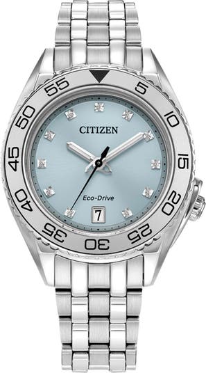 Citizen Sport Luxury Diamond Bracelet Watch, 35mm x 11.39mm | Nordstromrack