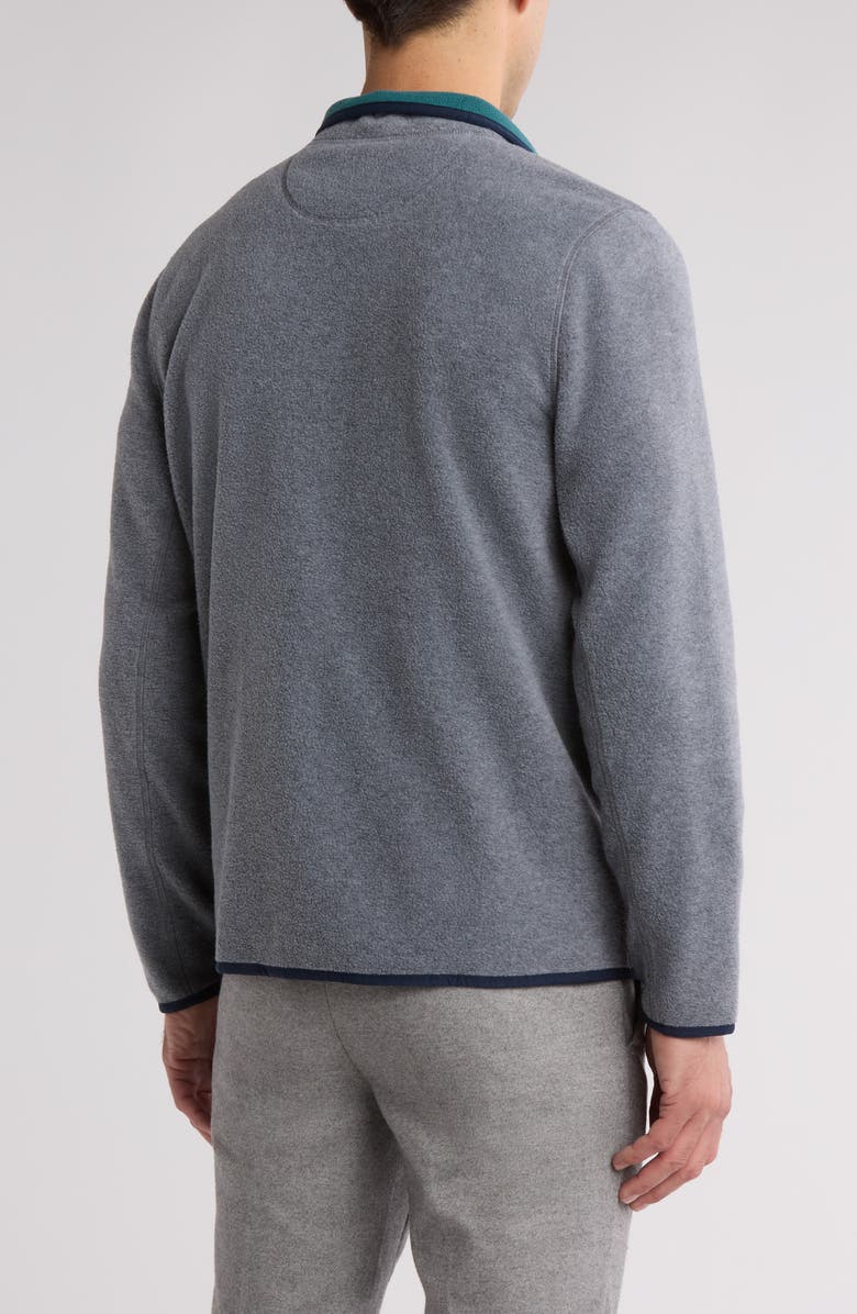 Brooks Brothers Embroidered Logo Fleece Zip Jacket | Nordstromrack