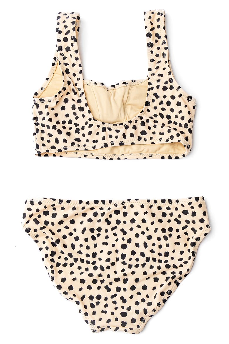 Kids' Leopard Lace-Up Two-Piece Swimsuit (Women) | Nordstromrack