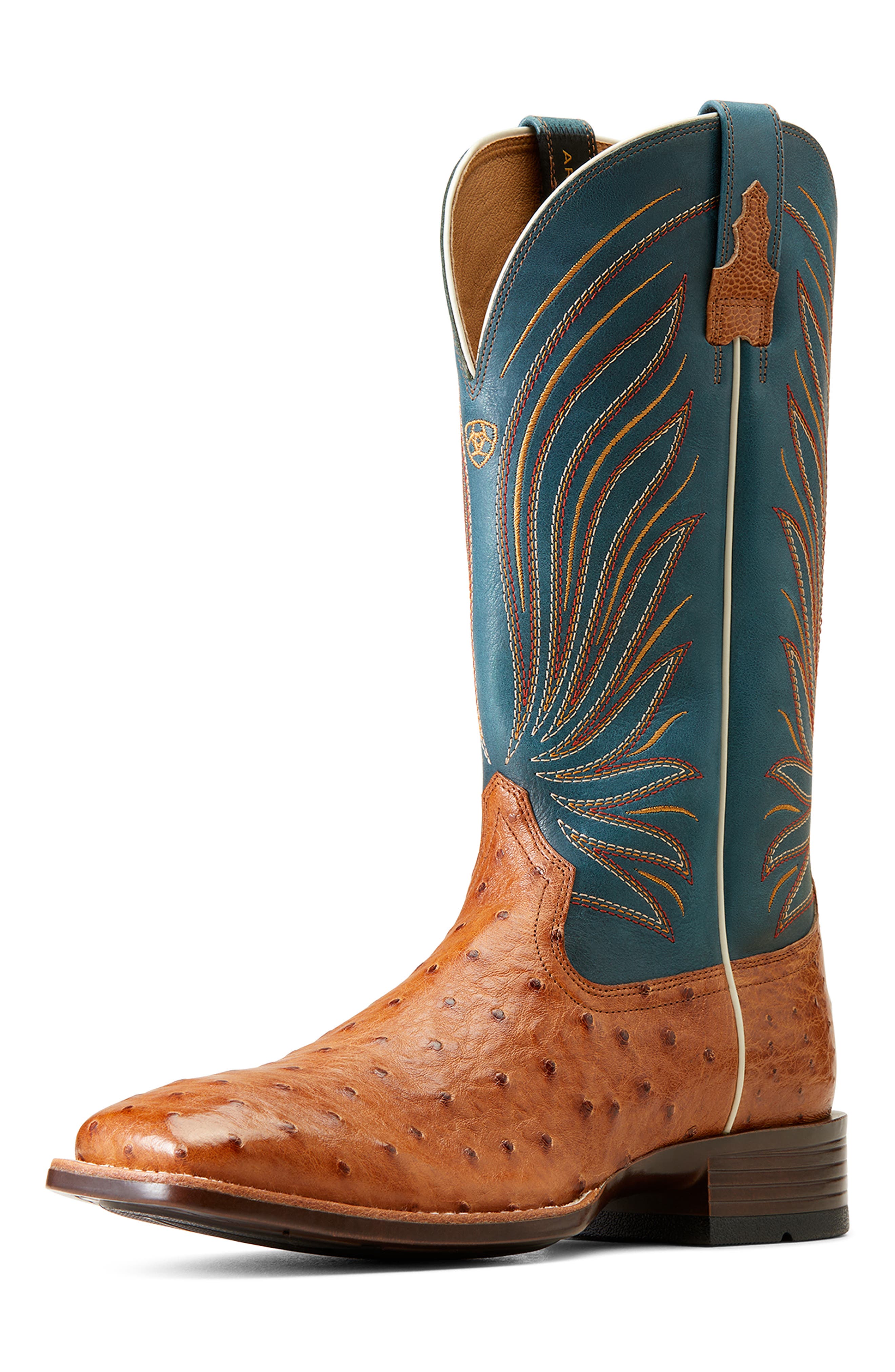 Ariat Brandin Ultra Feather Stitch Square Toe Boot (Men) | Nordstromrack