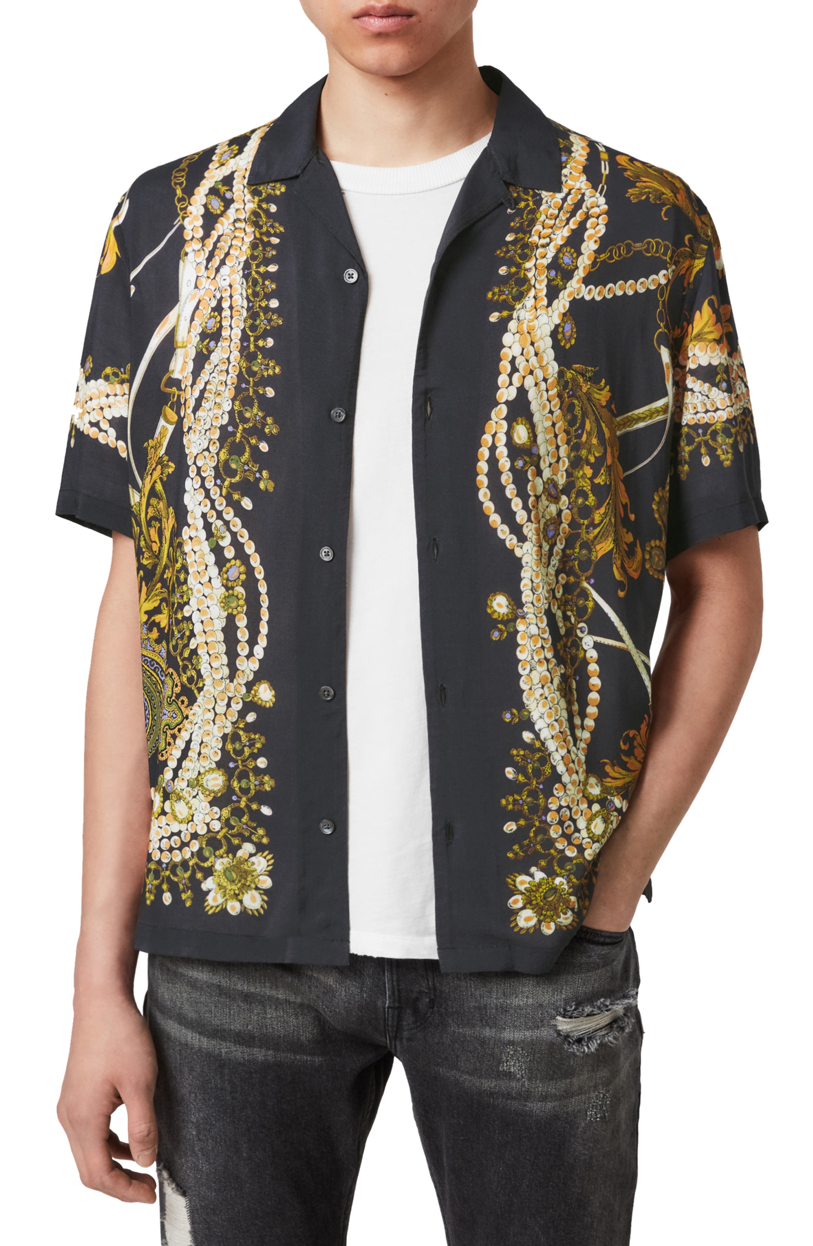 Rubens Baroque Short Sleeve Button-Up Camp Shirt (Men) | Nordstromrack